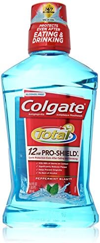 Amazon.com : Colgate Total Advanced Pro-Sheild Mouthwash Peppermint ...