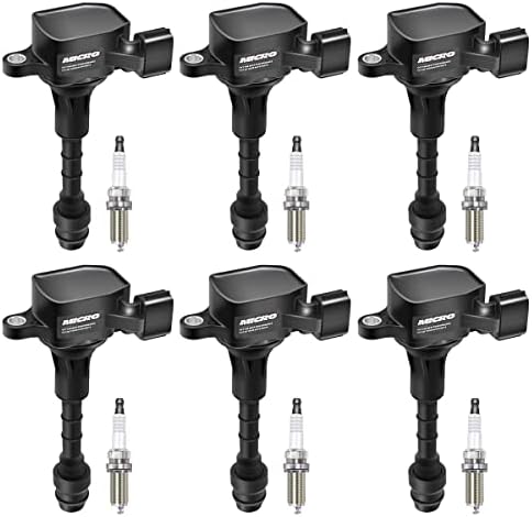 Amazon.com: Micro Ignition Coil Pack Set of 6 Compatible with Infiniti ...