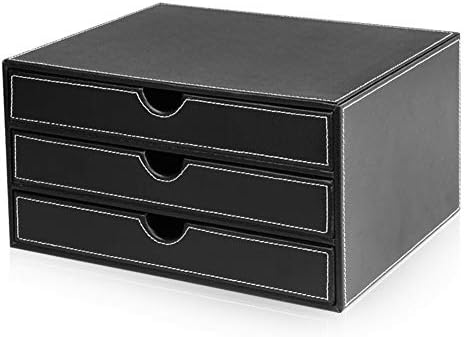 Amazon.com : MyGift Rustic Wood & Galvanized Metal 3-Drawer Document ...