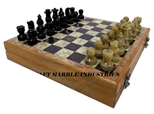 Amazon.com: The Queen's Gambit, Wooden Chess Set 8 by 8 Inch With ...