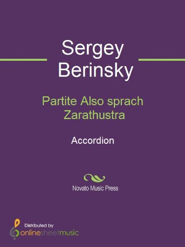 Partite Also sprach Zarathustra - Accordion eBook : Sergey Berinsky ...
