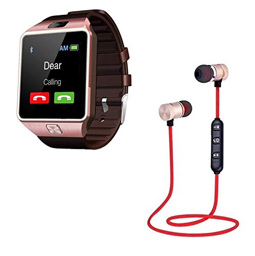 Exxelo { Fitness Kit ) Smart Watch Bluetooth with Camera Sim Card ...
