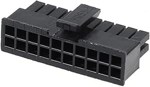 Amazon.com: XMGKMN 1PC 3.0mm Plastic Shell 20 Plug-in Power Connector Double Row Sheath Terminal ...