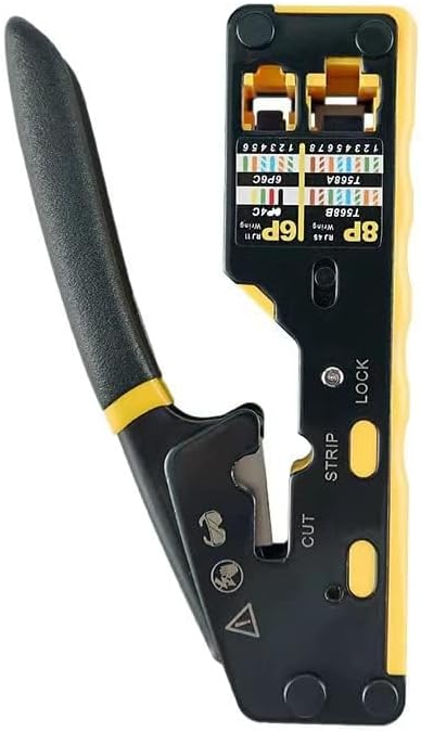 RJ45 Crimp Tool Set All-in-one Crimping Tool Ethernet Cable Crimper ...