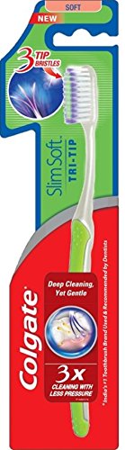 Buy Colgate Slim Soft Tri-Tip Toothbrush - 1 Pc Online at Low Prices in ...