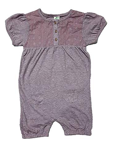Topomini Girl Baby Cute Lavender Color Half Sleeve Rompers/Jumpsuits ...