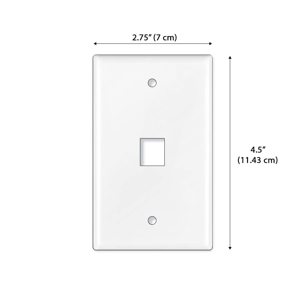 Snapklik.com : WIRESTER 1-Port Keystone Jack Modular Inserts Cat6 ...