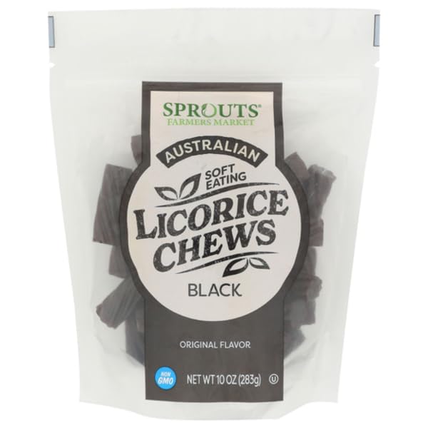 Amazon.com : Sprouts Australian Soft Eating Black Licorice Chews - 10 ...