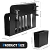 Amazon.com: Desk Side Storage, Under Desk Laptop Holder Hanging ...