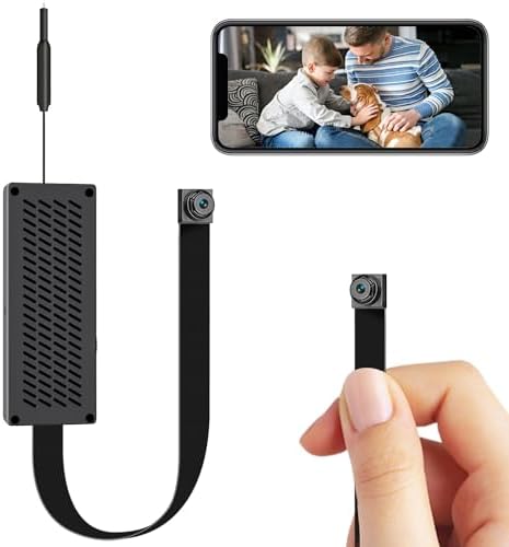 KEAN Spy Camera, 4K HD Mini WiFi Wireless Hidden Camera Smallest ...