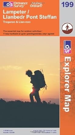 Exp 199 Lampeter (Explorer Maps): Ordnance Survey: 9780319236376 ...
