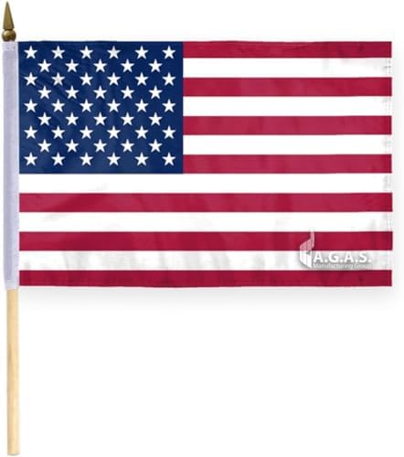 Amazon.com: USA - 16 in x 24 in Classroom Stick Flag (Black Wooden ...
