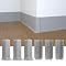 COUKIU Self Adhesive Baseboard Corner Blocks, 4inch(Width)3 Inside + 3 ...