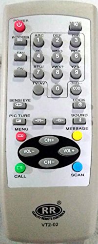 Buy Videocon TV Remote Control - Generic CRT (VT-202) Online at Low ...