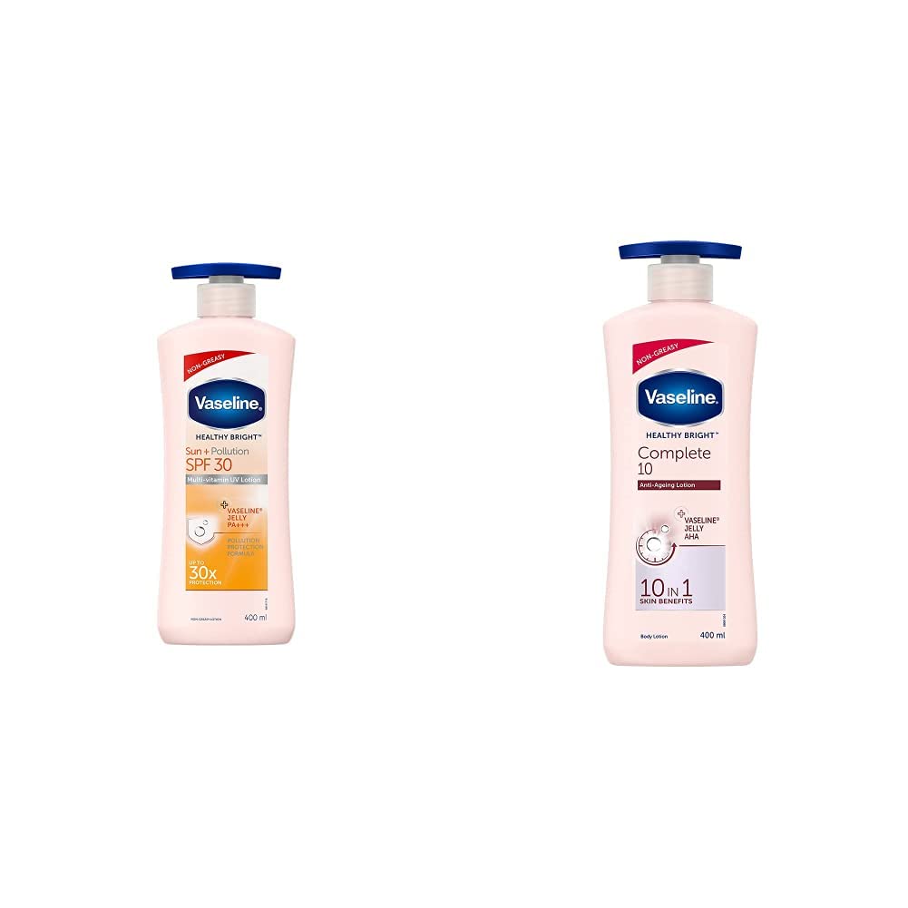 Buy Vaseline Sun + Protection SPF 30 Body Lotion, 400 ml & Vaseline y ...