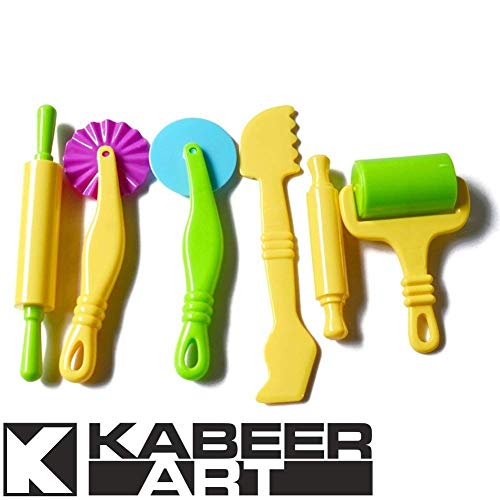 KABEER ART Kids Clay Tool Set Of 6Pc - Multi Color - Price History