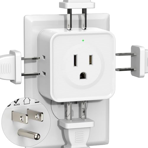 Amazon.com: Multi Plug Outlet Splitter, Unidapt Multiple Outlet ...