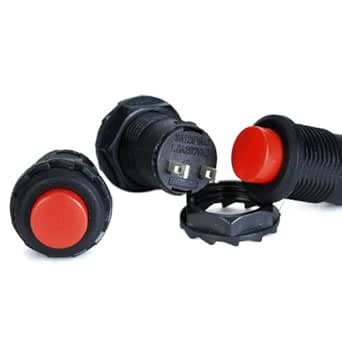 CALANDIS® 12 x Car Boat Locking Dash OFF-ON Push Button Switch : Amazon ...