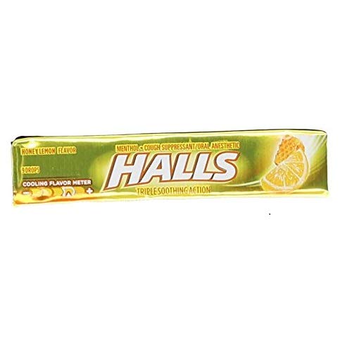 Amazon.com : Halls Honey Lemon,1-9 drops stick : Hard Candy : Grocery ...
