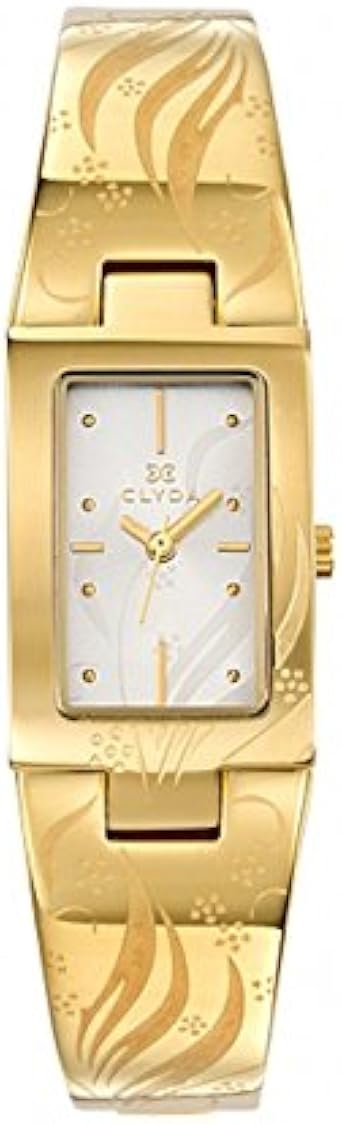 Clyda - CLD0478PBIW - Montre Femme - Quartz Analogique - Cadran Argent ...