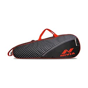 Buy Nivia Racket Bag, PVC Coated Water Resistant Fabric, Highly Durable ...