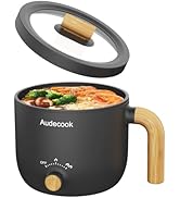 Amazon.com: Audecook Hot Pot Electric with Steamer, 1.5L Portable ...