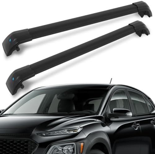 Amazon.com: ECCPP Black Roof Rack Cross Bar Luggage Cargo Carrier Rails ...