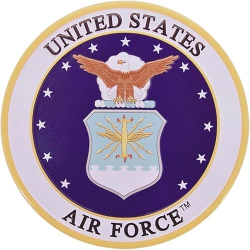 Amazon.com: United States Military Air Force Metal Auto Decal Emblem, 4 ...