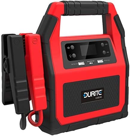 Durite Heavy-Duty Li-Polymer Booster Pack - 12/24V, 42000mAh : Amazon ...