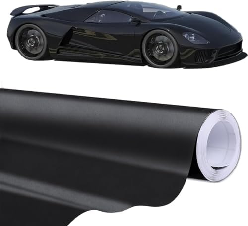 SUNBIRD Matte Black Vinyl Wrap Sheet for Car & Bike Self Adhesive Wrap ...