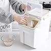 Amazon.com: RUIAN 2Pcs Large Flour Storage Container Bin 25Lb Airtight ...