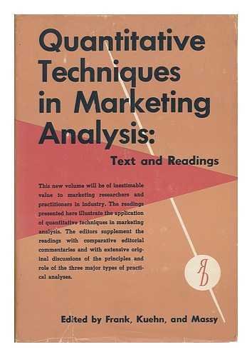 Quantitative Techniques in Marketing Analysis - Text and Readings ...