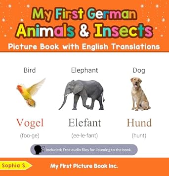 My First German Animals & Insects Picture Book with English ...