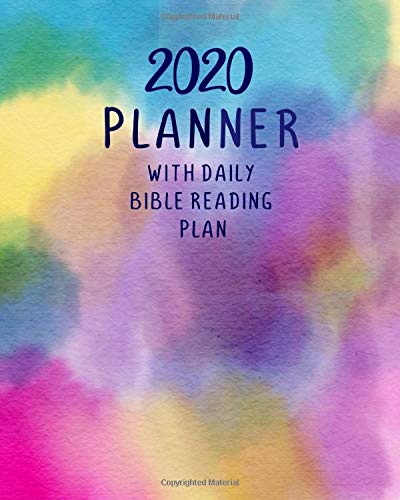Buy 2020 Planner with Daily Bible Reading Plan: Hand-Designed with ...