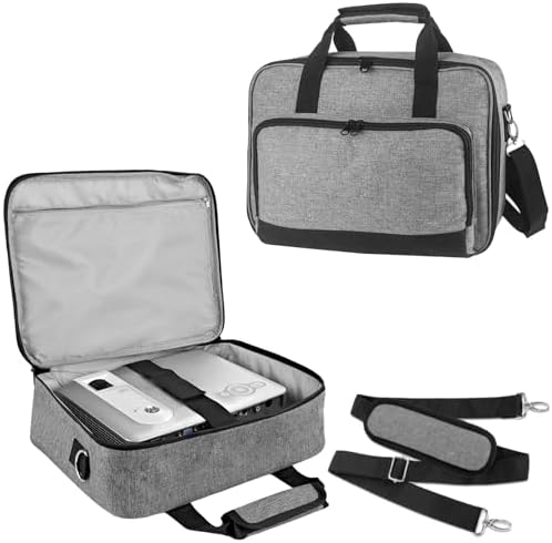 Amazon.com: Doksmeria Projector Carrying Case, Projector Bag with ...
