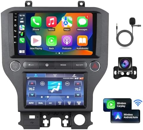 Amazon.com: LINKSWELL Gen5 Android Radio for Mustang 2015-2020 12.1 HD ...