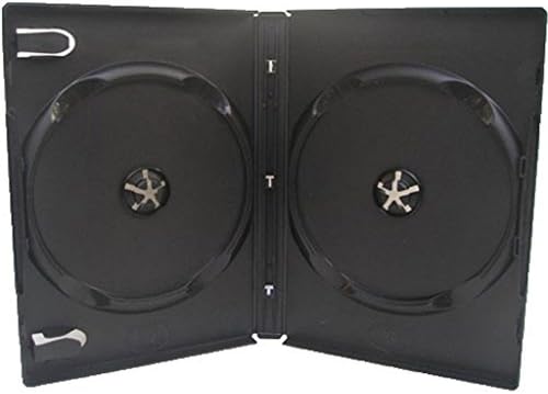 50 x Black Genuine Amaray DVD Cases 14mm Spine: Amazon.co.uk: Computers ...