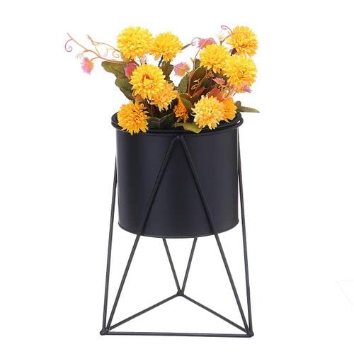 Gamla Stand | Plant Stand for Living Room | Flower Vase | Black ...