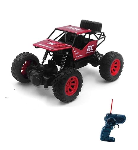 Rechargeable Remote Control Rock Crawler Two Wheel Drive RC 1:20 Metal ...