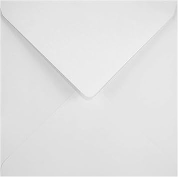 Netuno 50 White Square Envelopes 14 x 14 cm 100 g Square Paper ...