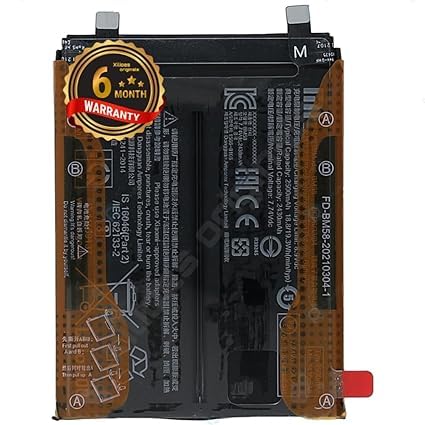 XILIOES ORIGINALS® BM58 Battery for Redmi 11T Pro 5G Battery with 6 ...