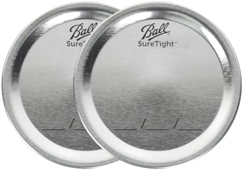Amazon.com: Ball Regular Mouth Lids and Bands - 12 Lids per Pack (2 ...