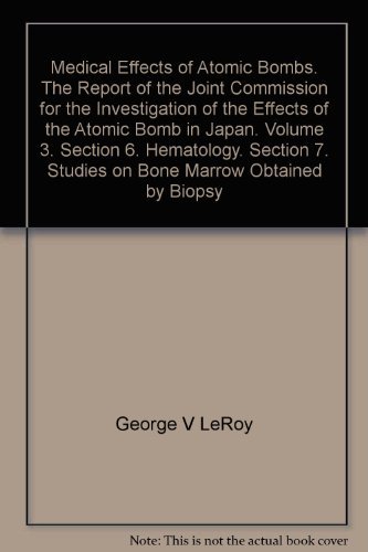 Amazon.co.jp: Medical Effects of Atomic Bombs. The Report of the Joint ...