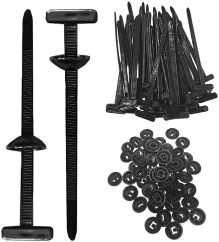 Nylon Cable Tie Buckle, Heavy Duty Self-Locking Nylon Zip Ties Holder ...