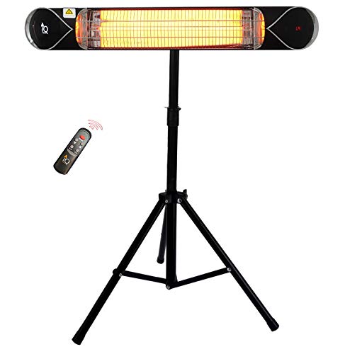 iQ Heat Wave Electric Patio Heater - Large Shop Heater - Indoor/Outdoor ...
