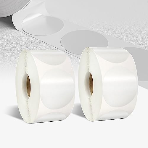 FANTESI 2000 Pieces Clear Retail Package Seals, 25mm Clear Seal Labels ...