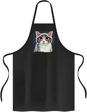 Amazon.com: Cute Cat Apron - Themed Cooking Apron - Unique Apron for ...