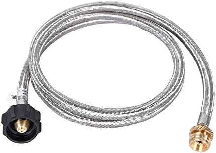Amazon.com : 6FT Propane Adapter Hose 1lb to 20lb for Weber Q1200 Q1000 ...