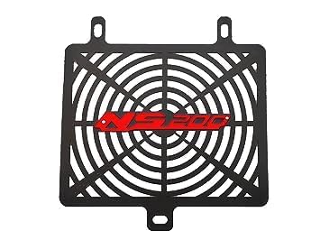 Bajaj Pulsar NS200 Protective Cover Grill Radiator Guard Red : Amazon ...