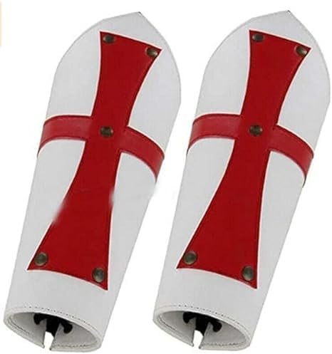 Amazon.com: Medieval Knights Templar Leather Arm Guards Templars Hand ...